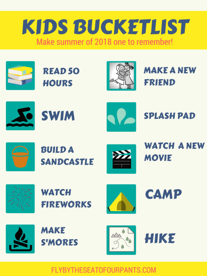 Summer Bucket List for Kids | 60 Ideas to Create the Best Memories